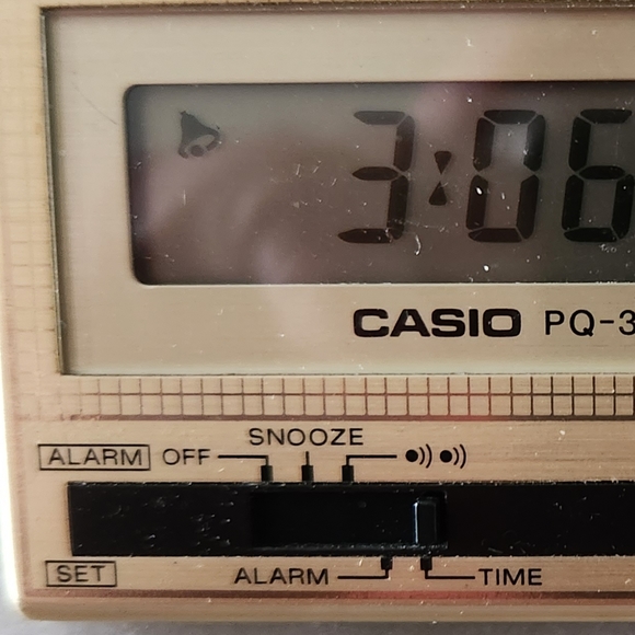 Casio | Other | Vintage Casio Melody Alarm Clock Pq3 | Poshmark